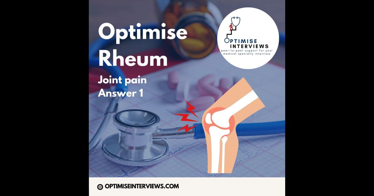 OptimiseRheum - Mock Stations Clinical | RedCircle