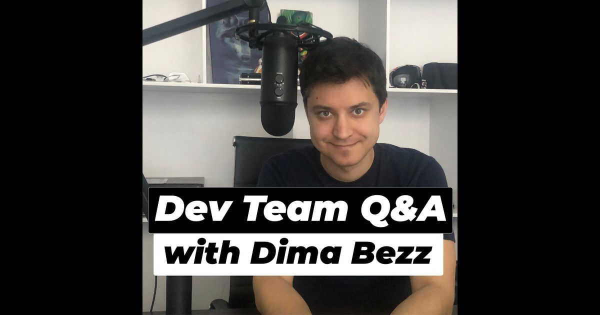Dev Team Q&A with Dima Bezz | RedCircle