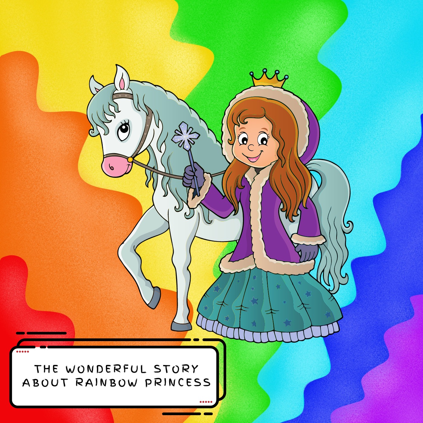 The Wonderful story about Rainbow Princess - Disney Stories For Kids ...