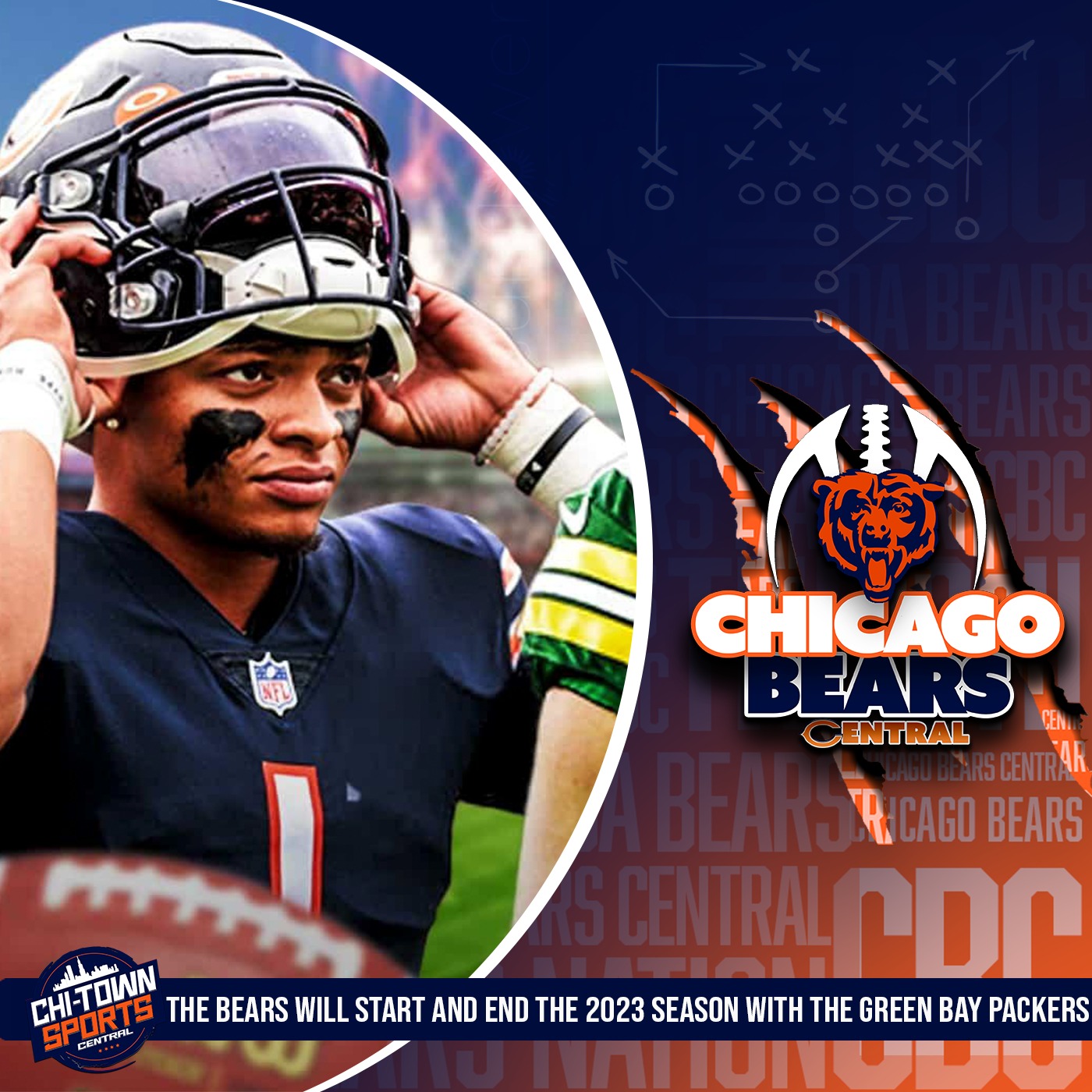 The Chicago Bears Will Start And End The 2023 Season With The Green Bay ...