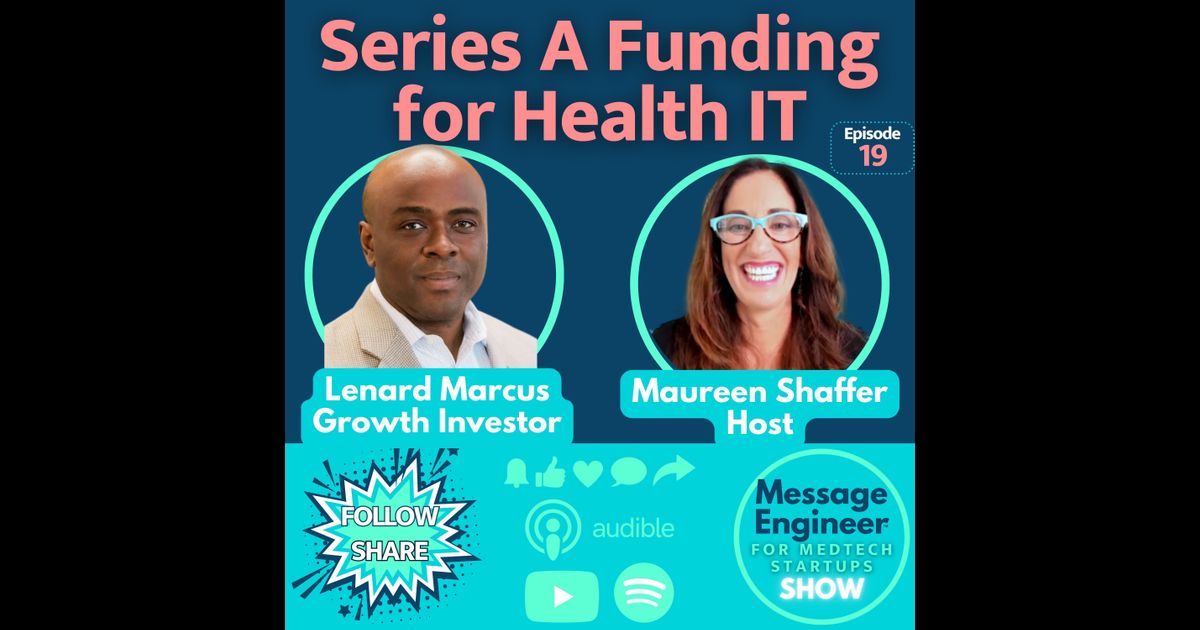 Message Engineer for the Medtech Startup Show | RedCircle