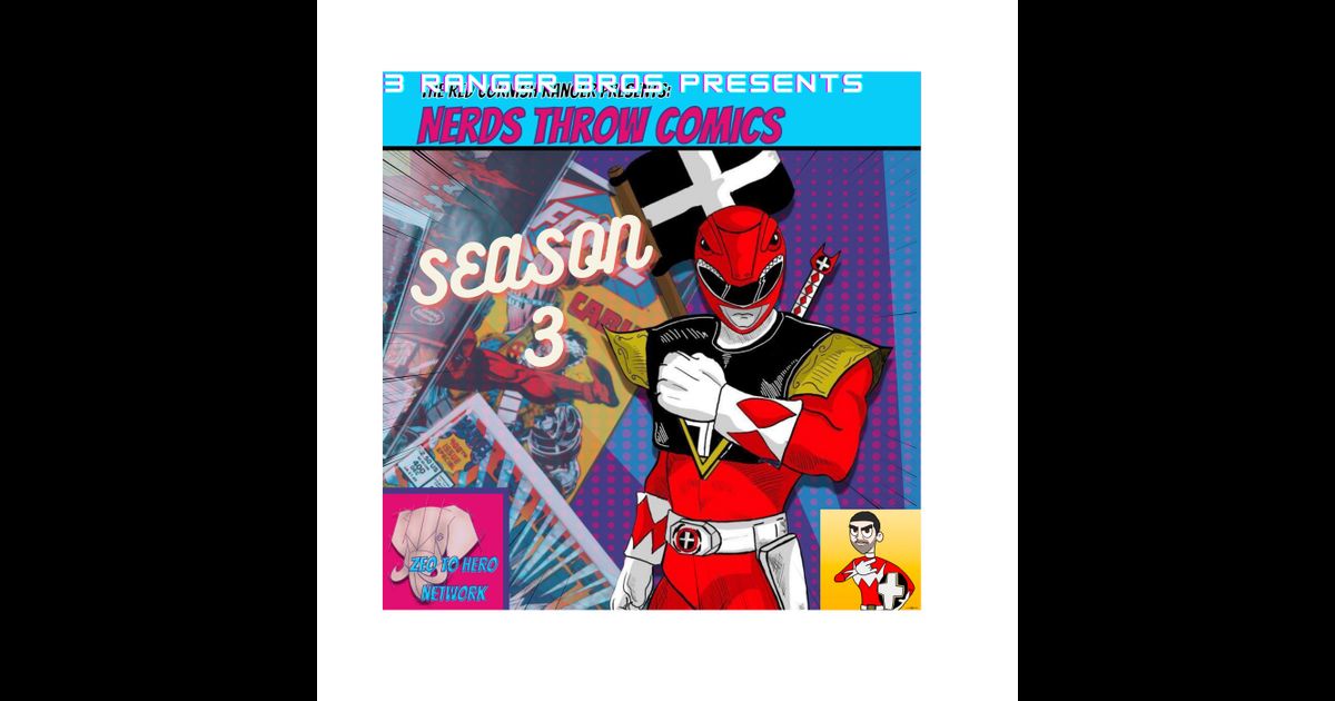 The 3 Ranger Bros Presents Nerds throw Comics | RedCircle