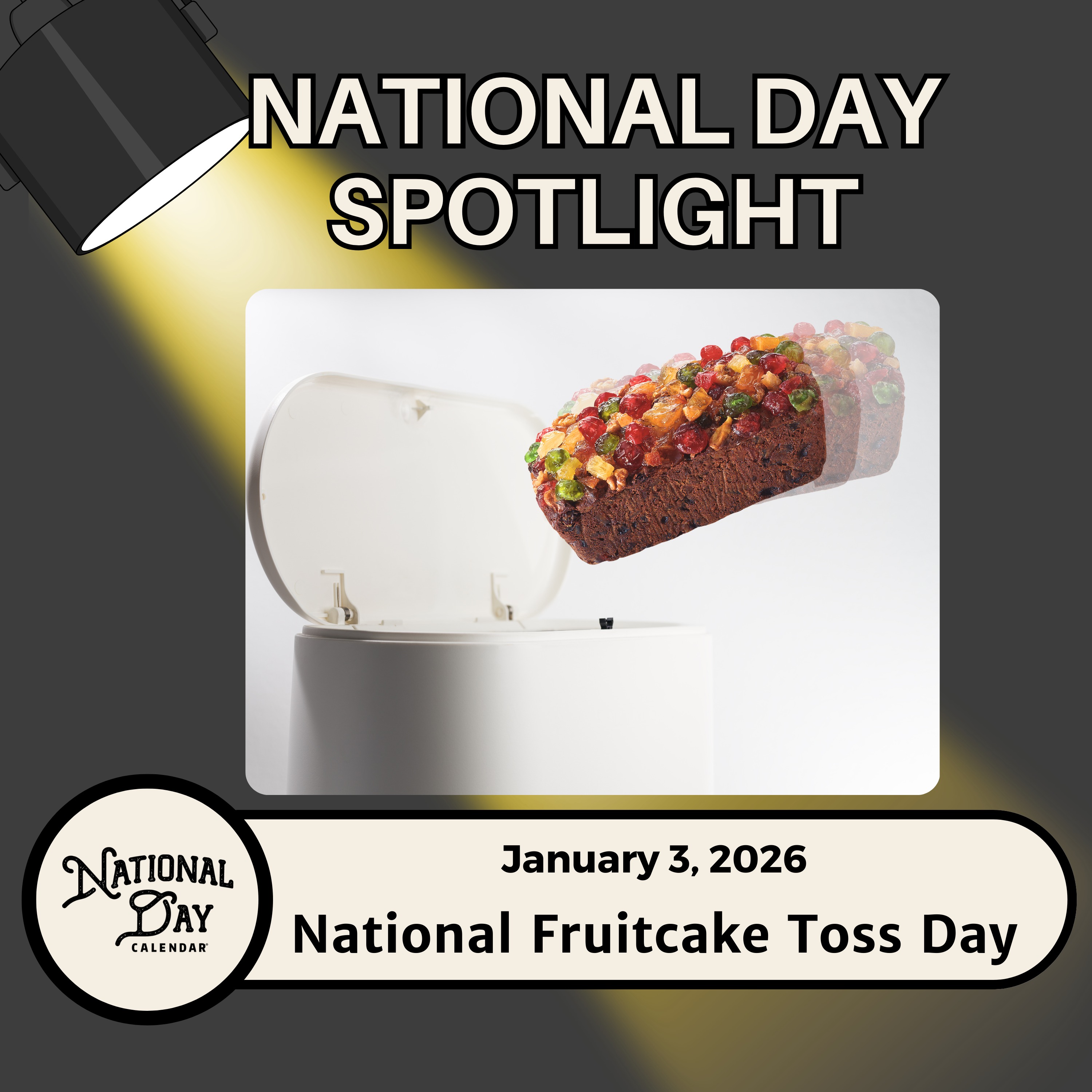 National Fruitcake Toss Day - Destination Celebration | Presented By ...